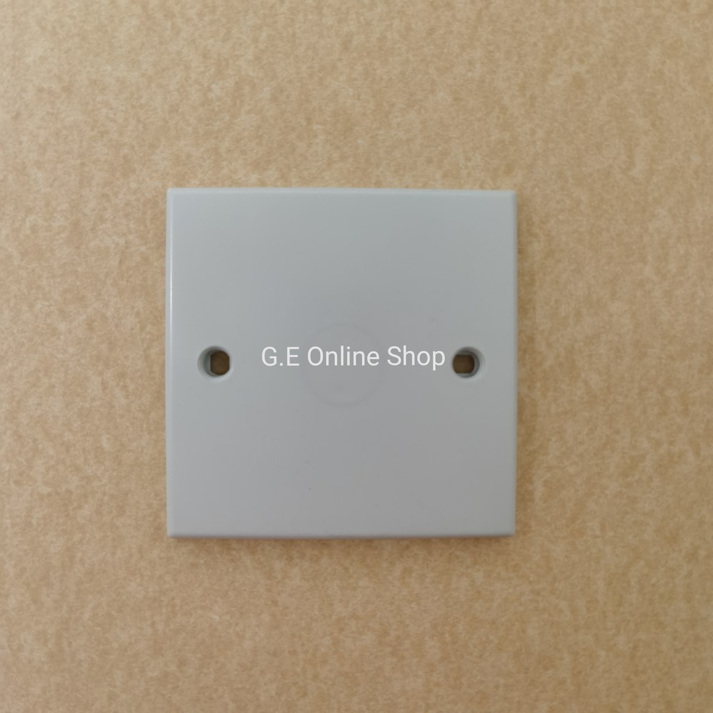 PVC Blank Plate Switch Socket Outlet / PVC Box Surface 3x3 | Shopee ...