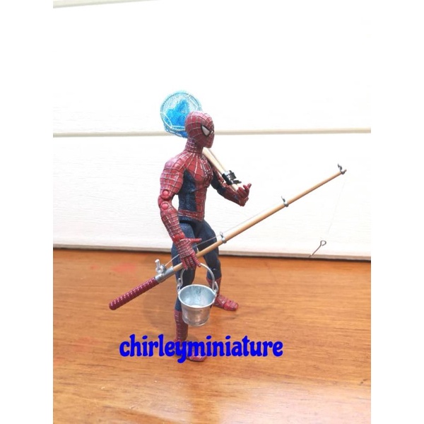 Miniature fishing rod 1/12 / Dollhouse miniature 1/12 Fishing rod ...