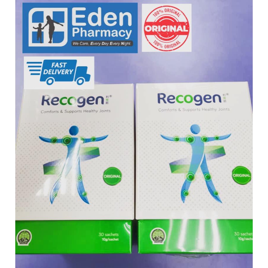 Recogen Collagen Healthy Joints Original, Recogen Green ( 2 x 30's ...
