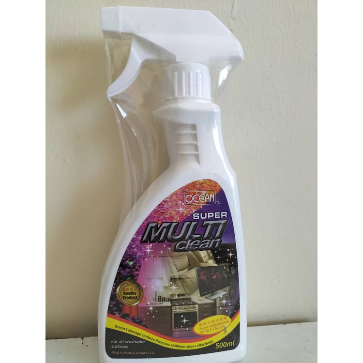 OCEAN SUPER MULTI CLEAN FOR ALL WASHABLE SURFACES 500ML | Shopee Malaysia