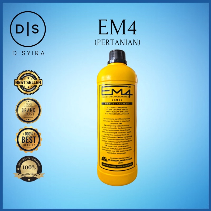 1L EM4 Effective Microorganism Baik Untuk Tanaman/Pertanian | Shopee ...