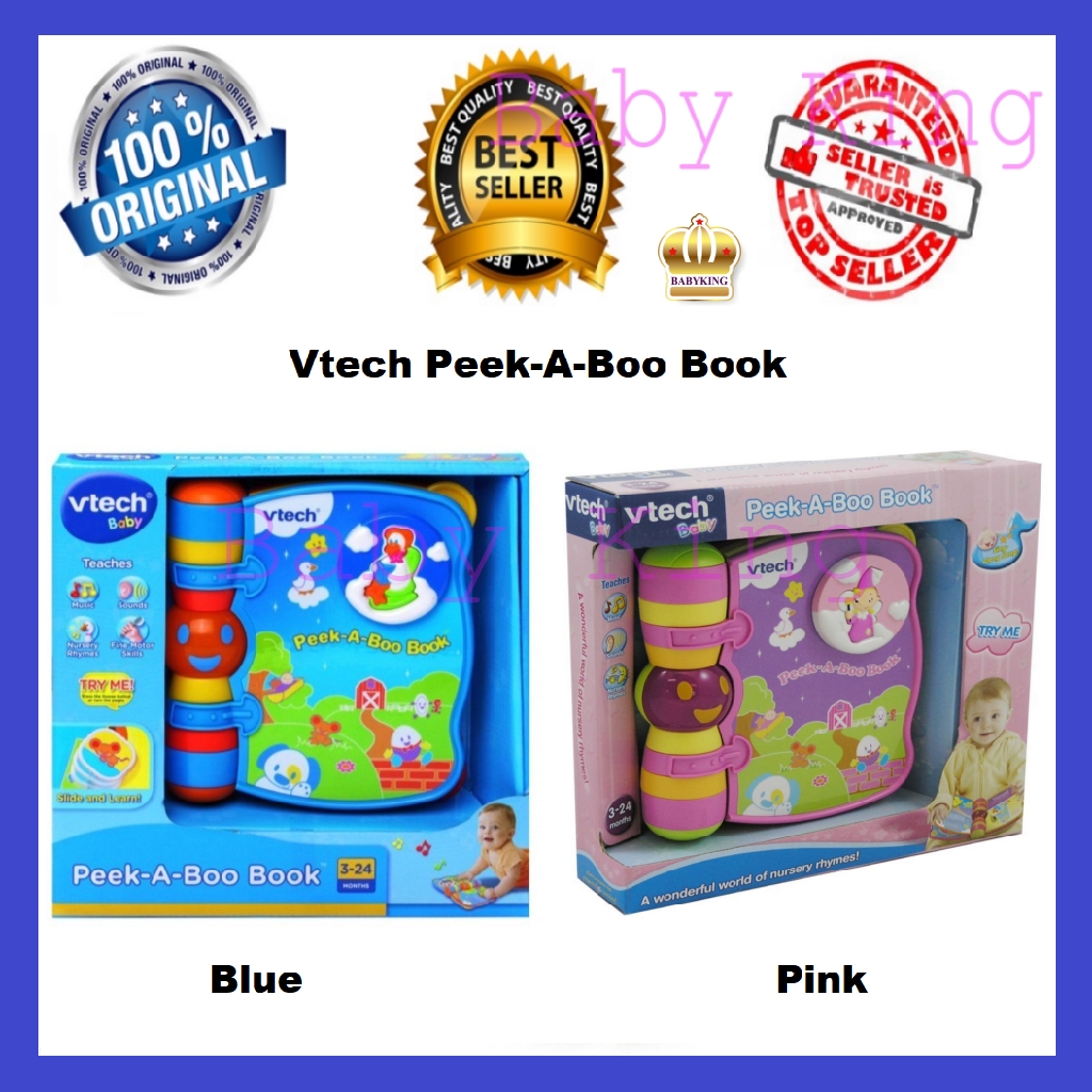 Original Vtech V-Tech Peek-A-Boo Book For Learning Language Skills And ...