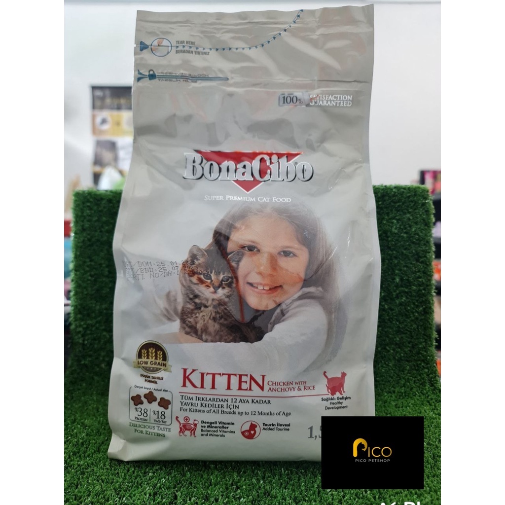 BONACIBO KITTEN CHICKEN WITH ANCHOVY & RICE (1.5KG) | Shopee Malaysia