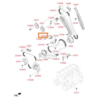 TIMING Tensioner B (Genuine) - Hyundai Starex & Kia Sorento (24370 ...
