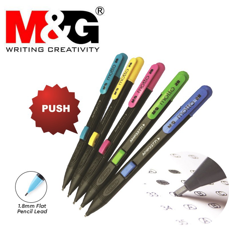 M&G Pensil Khat Mechanical Pencil jawi pen 2B (1.8mm) AMP33771 | Shopee ...