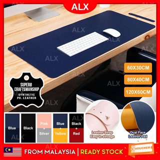 Anti-Slip Dual Face Big Size Desk Pad Keyboard Mousepad Waterproof PU ...