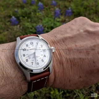 HAMILTON H70455553 Men's Watch Khaki Field Automatic 24-hr Date 38mm ...