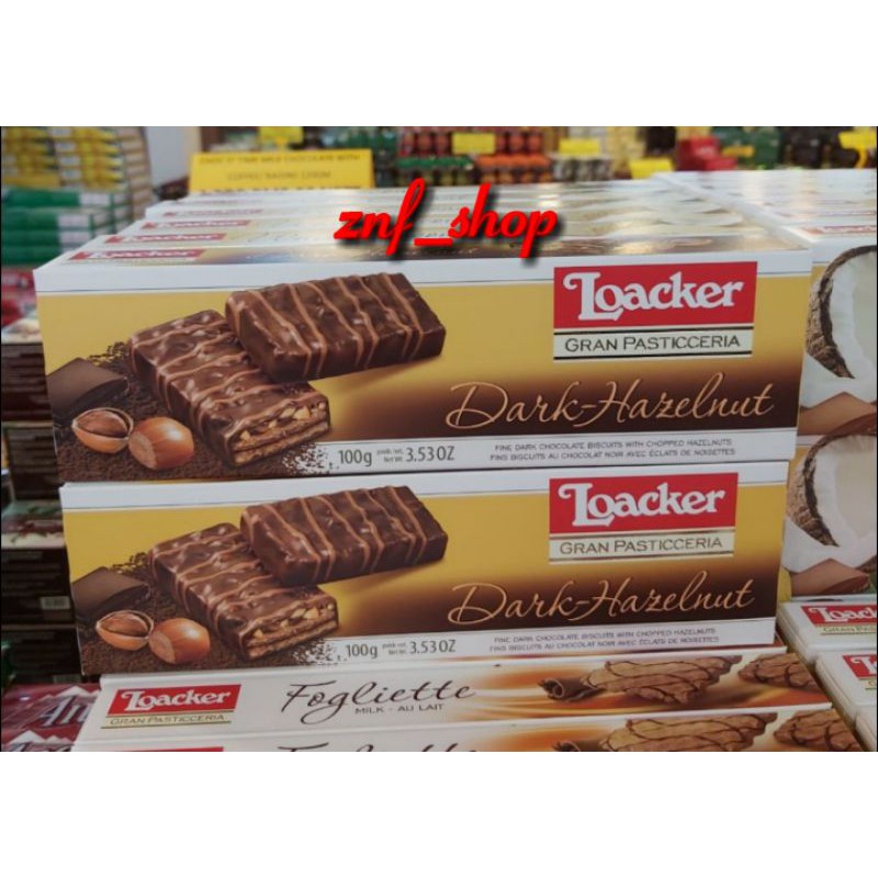 LOACKER DARK HAZELNUT ( 100GM ) | Shopee Malaysia
