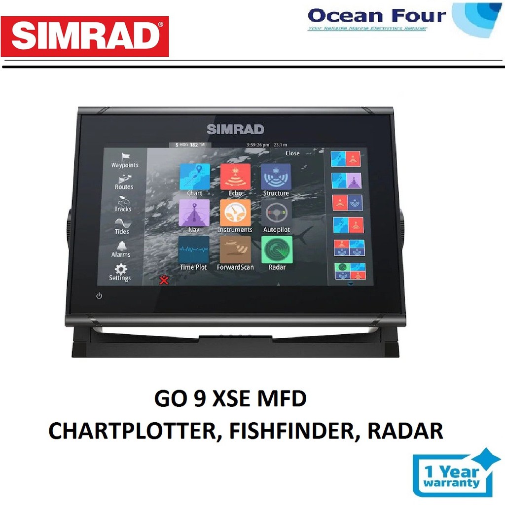 Simrad GO 9 XSE MFD (GPS, fishfinder, radar) | Shopee Malaysia
