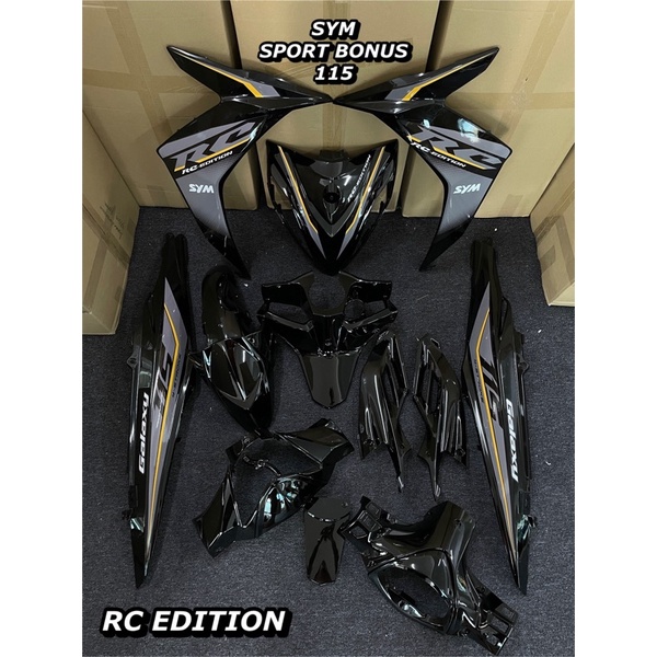 COVERSET HLD SYM SPORT BONUS 115 RC EDITION (Siap Tampal) | Shopee Malaysia