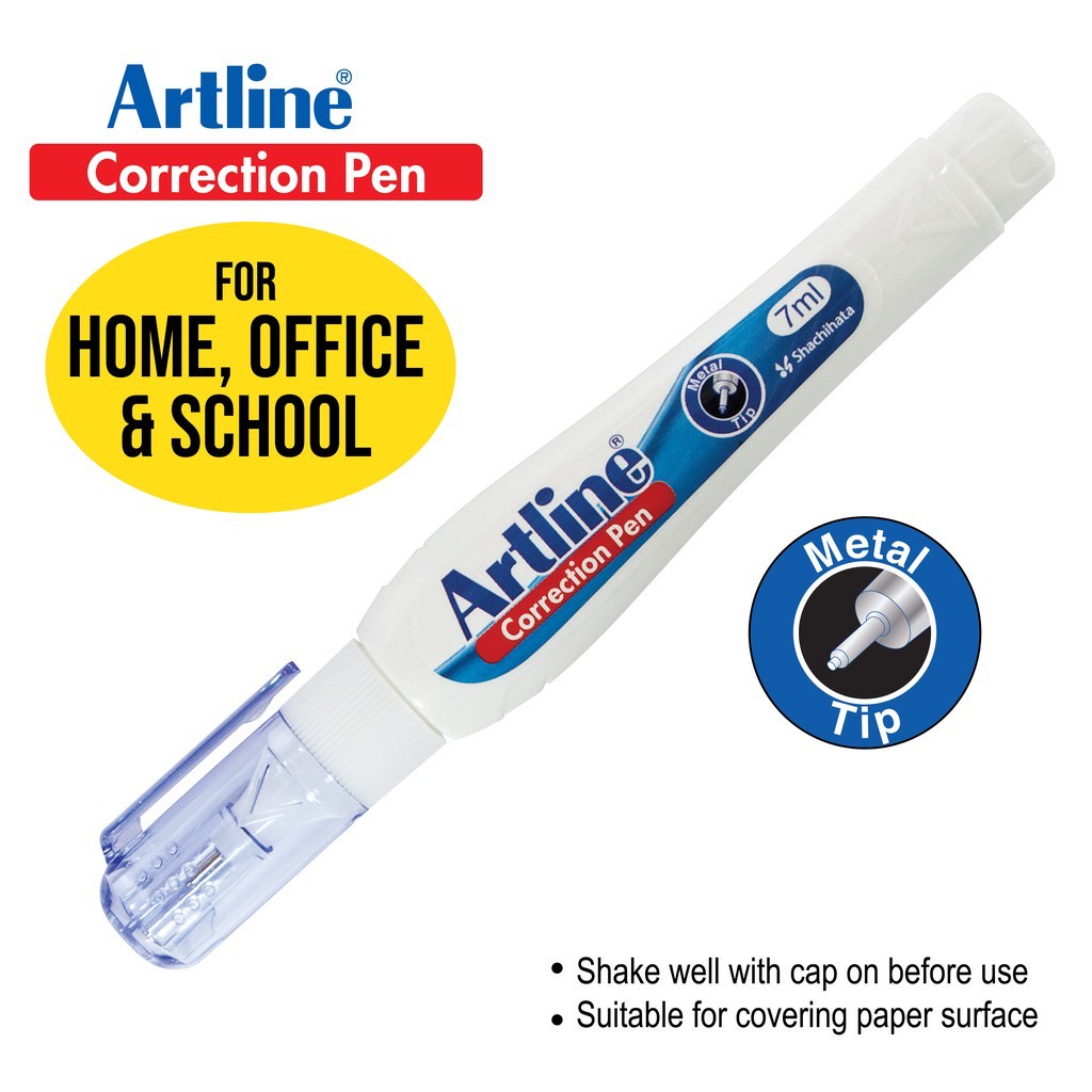 Artline Correction Pen / Liquid Paper 7ml | Shopee Malaysia