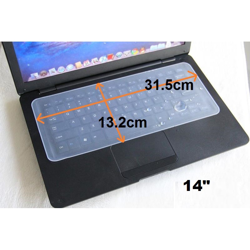Silicone Laptop Cover Universal Keyboard Protector 14"" and 15.6" [Pls ...