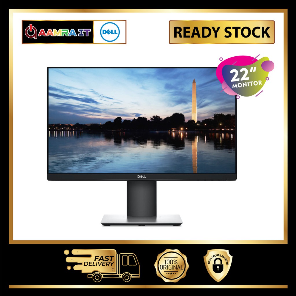 Dell 22 Inch Monitor P2219H FHD 1920 x 1080 px (HDMI, LED, VGA, LCD ...
