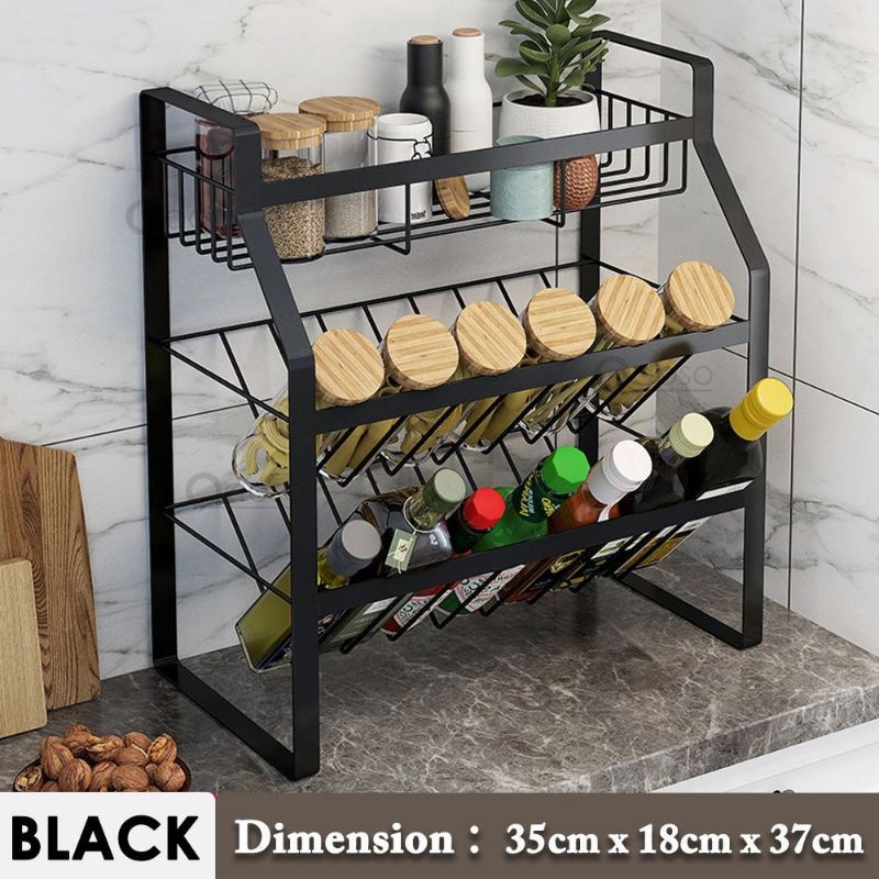 RAK REMPAH RATUS I 3 LAYER SEASONING BOTTLE RACK | Shopee Malaysia