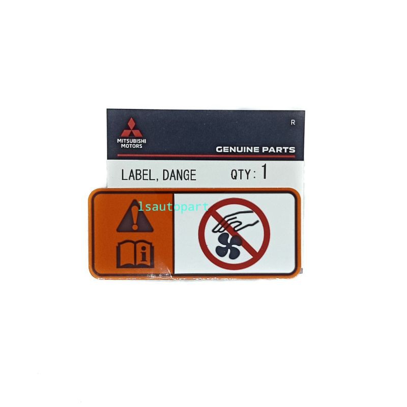 MITSUBISHI ORIGINAL RADIATOR DANGER LABEL / STICKER | Shopee Malaysia