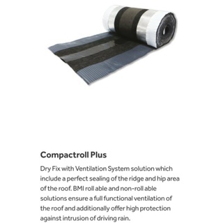 Monier Compactroll Plus penutup perabung getah bumbung | Shopee Malaysia