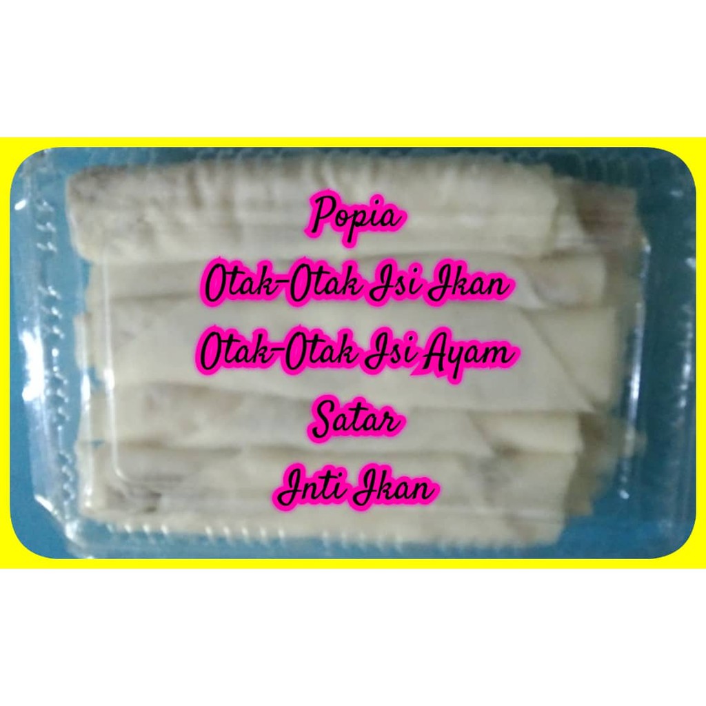 Popia Satar | Popia Otak-Otak Ikan | Popia Otak-Otak Ayam | Popia ...