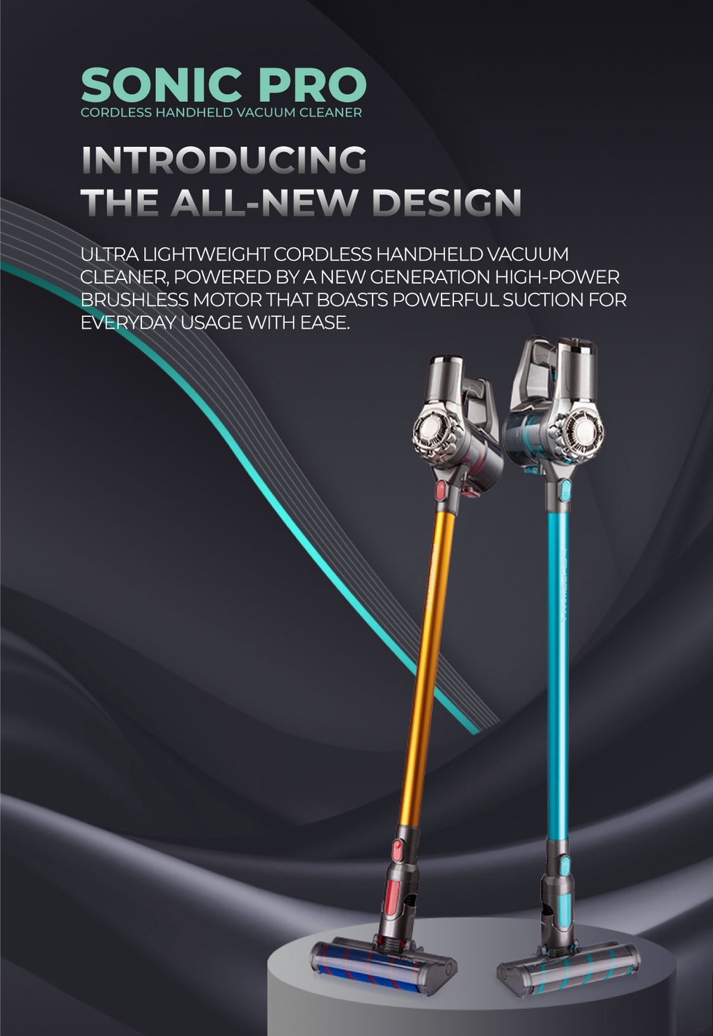 PerySmith Cordless Vacuum Cleaner Sonic Pro X5 | PGMall