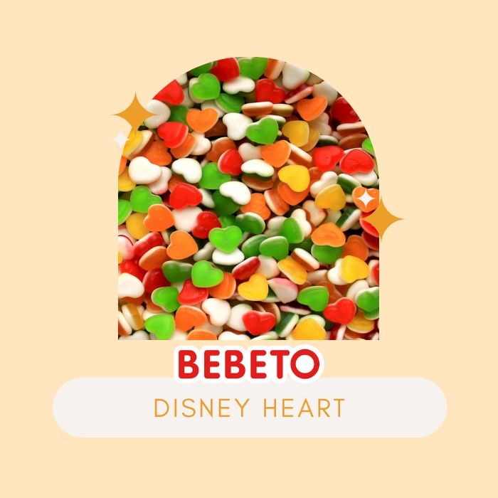 Bebeto Disney Heart 100g Repack Gummy Candy (HALAL) | Shopee Malaysia