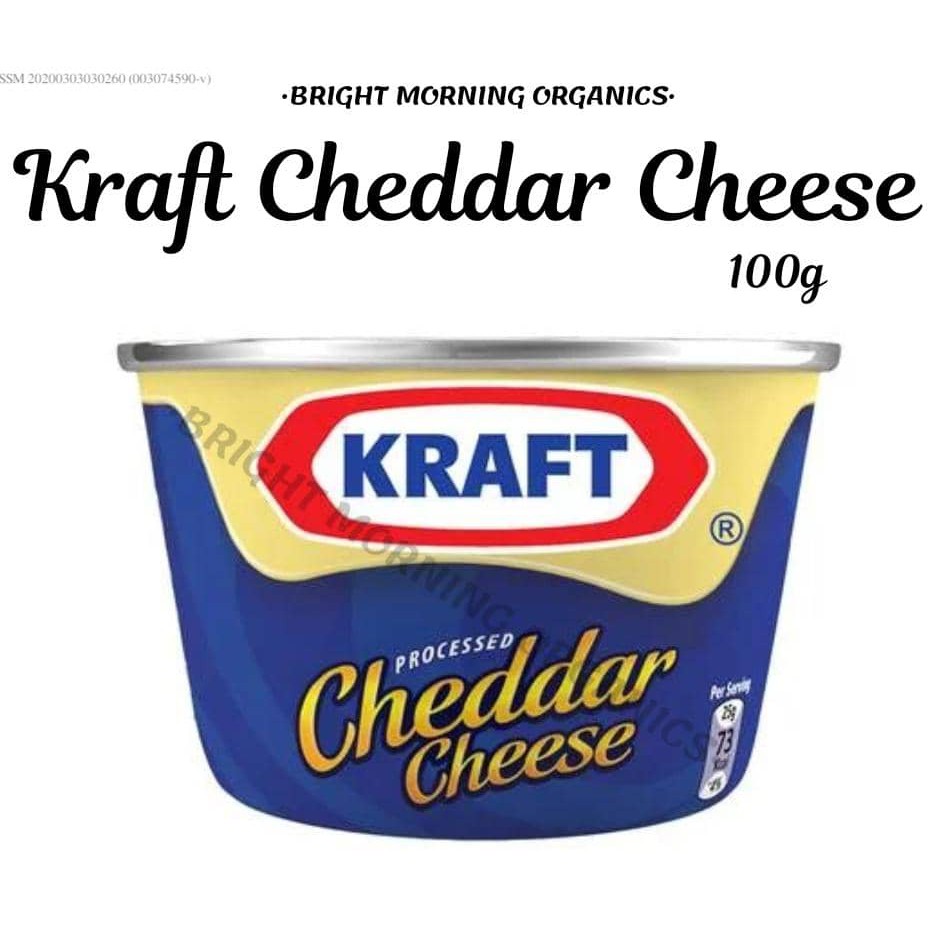 KRAFT CHEDDAR CREAMY CHEESE卡夫切达丝滑奶酪 FROM BAHRAIN 100g /190g HALAL ...