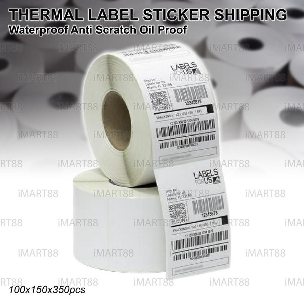 A6 350PCS 100X150mm Thermal Shipping Label Sticker Consignment Note ...