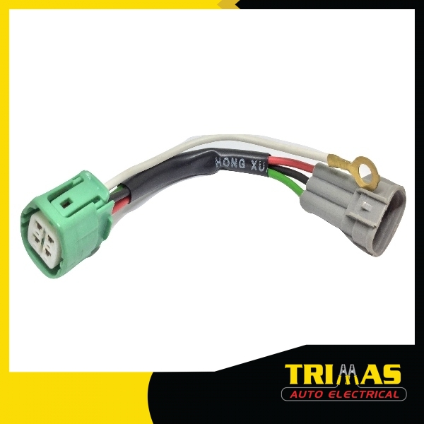 Nippon Denso Alternator 3Pin to 4Pin Adaptor Male Female Socket ...