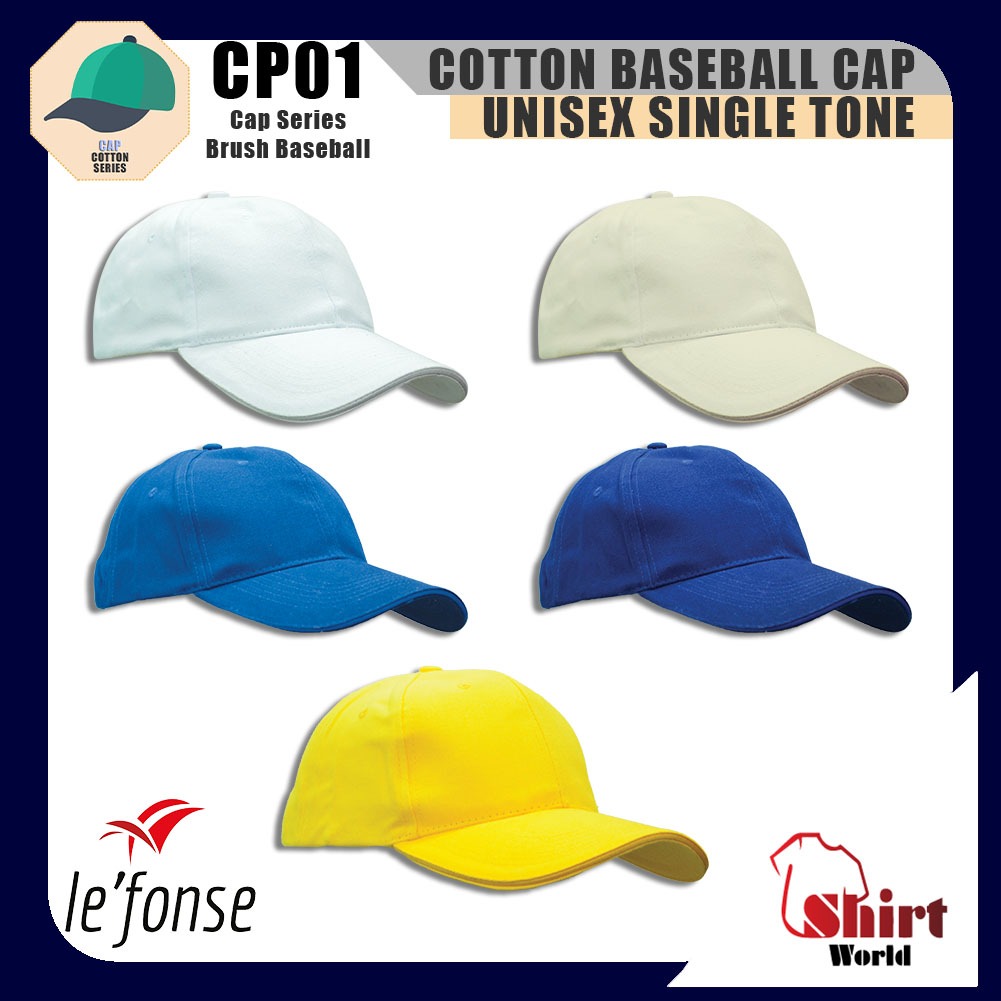 LEFONSE CP01 Cap Men Women Single Color Cotton Brush Baseball Cap ...