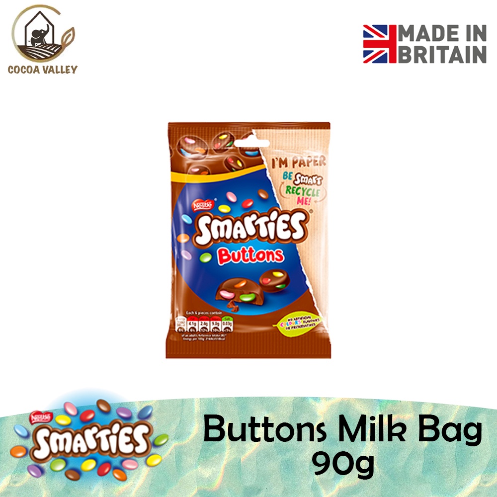 Smarties Buttons Milk Bag 90g (Made in UK) | Shopee Malaysia
