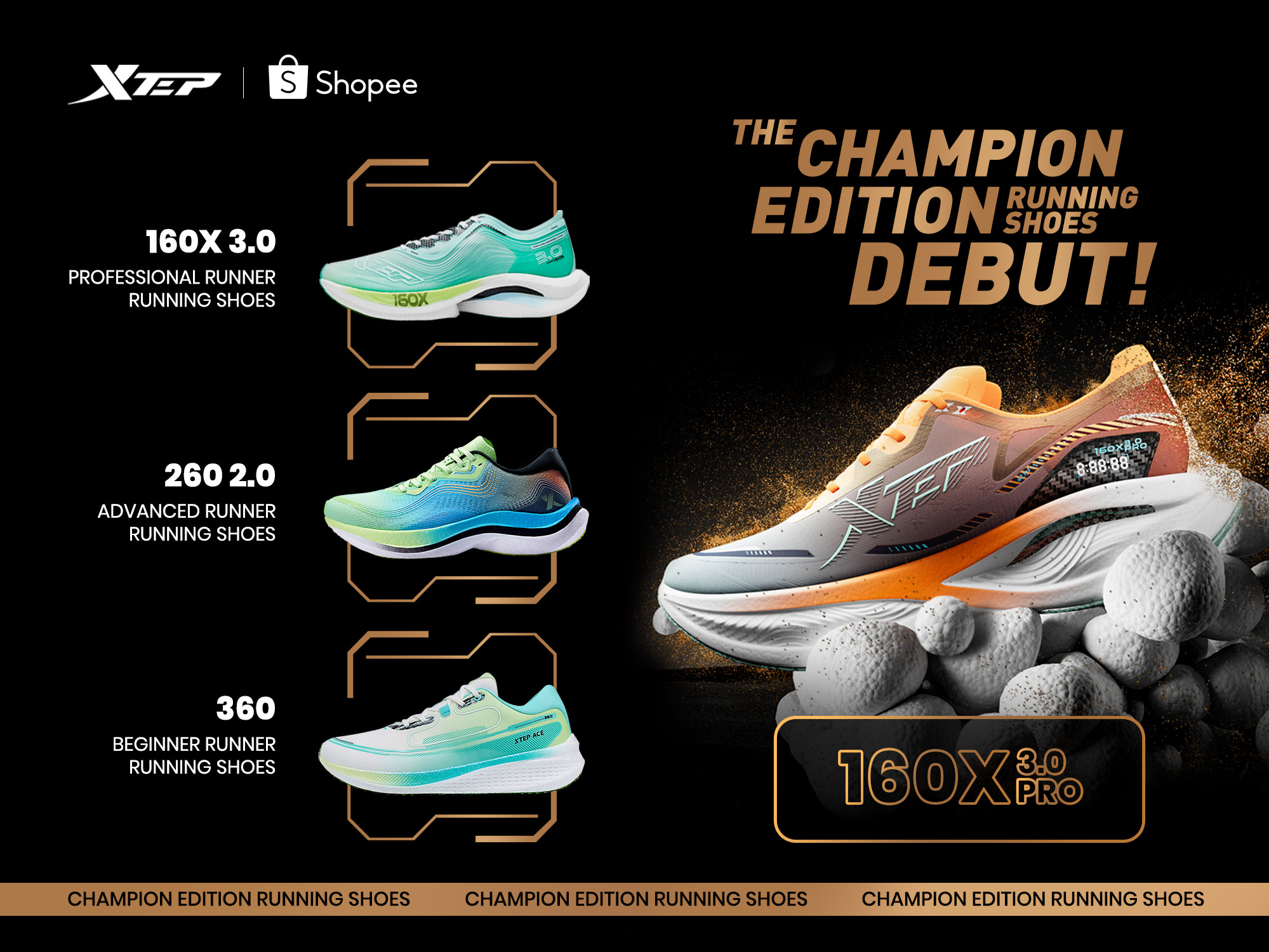 XTEP Official Shop Online, December 2022 | Shopee Malaysia