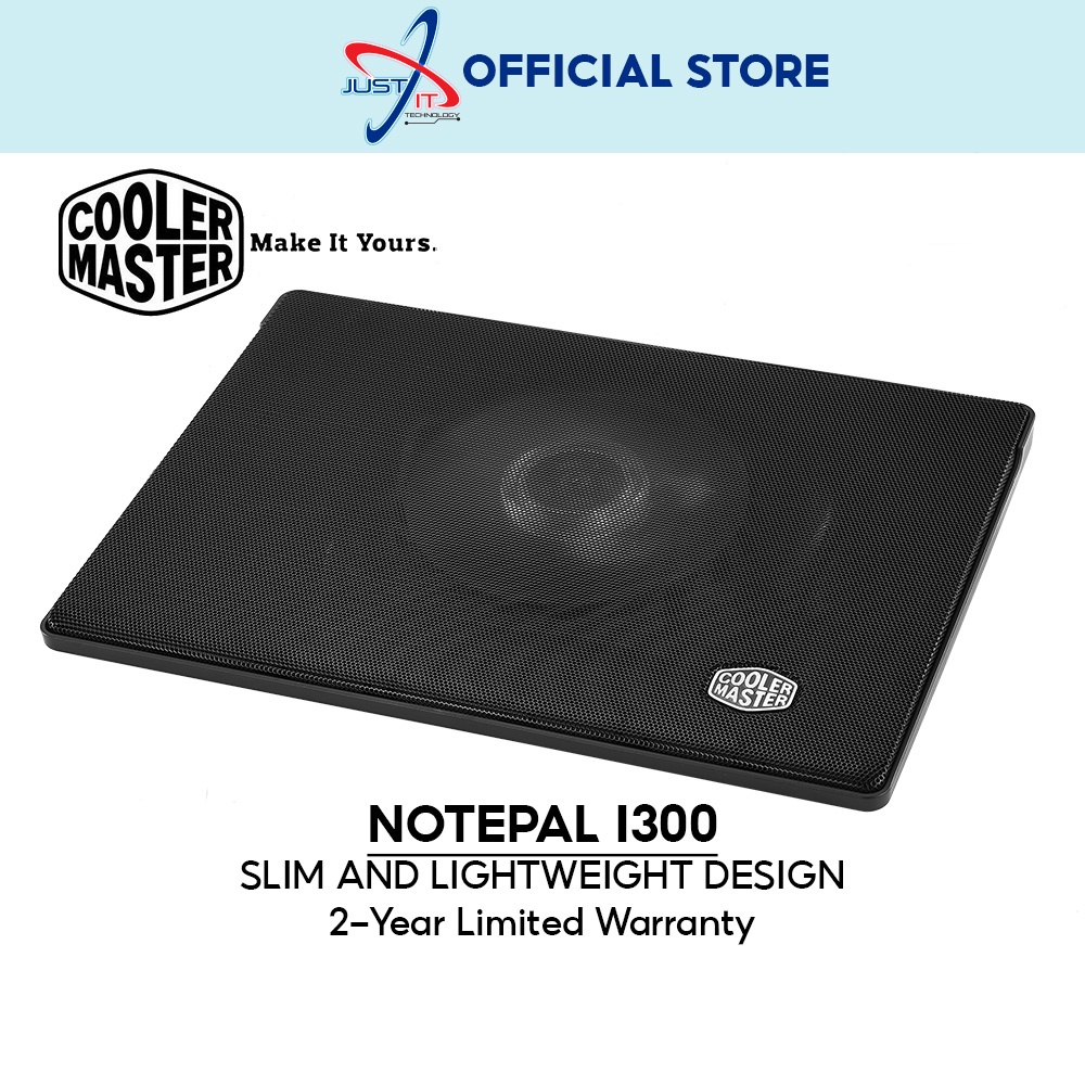 Cooler Master NOTEPAL I300 Led Cooling Pad | Shopee Malaysia