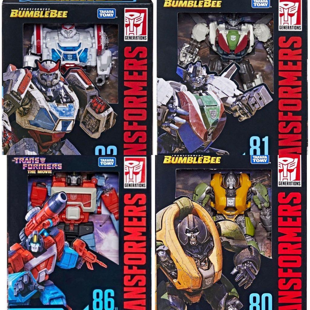 Transformers Studio Series 80 81 82 86 Perceptor Ratchet Wheeljack ...