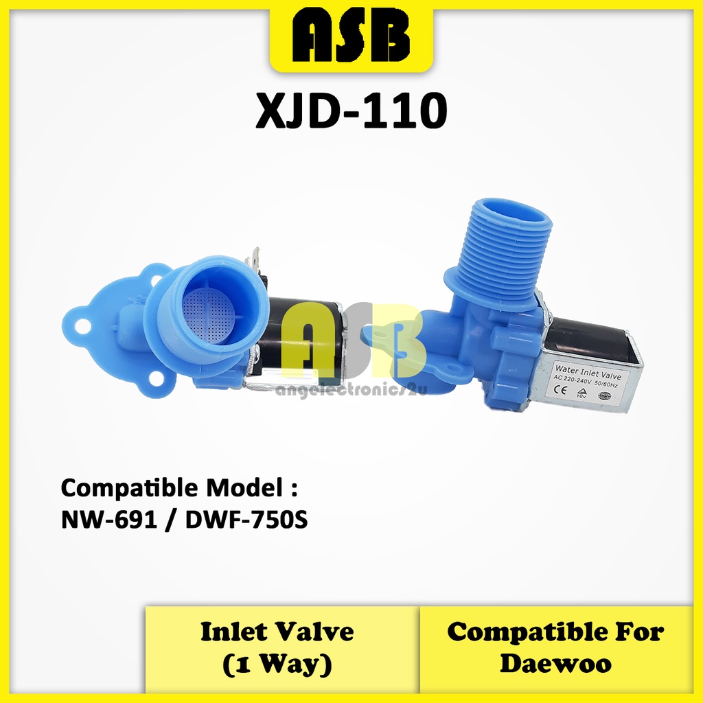 (1pc) ( Compatible : DAEWOO ) Washing Machine Water Inlet Valve / Injap ...