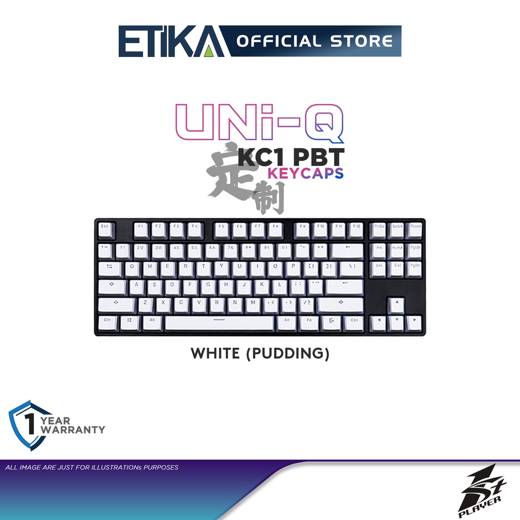 1st Player UNI-Q PURPLE Frame PCB Kit Mechanical Keyboard with Custom 8 ...