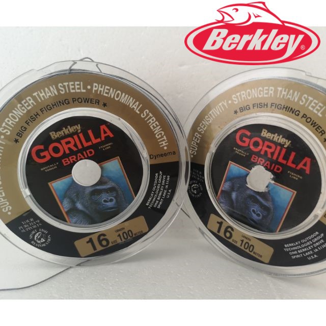 Berkley GORILLA BRAID ( 100m ) | Shopee Malaysia