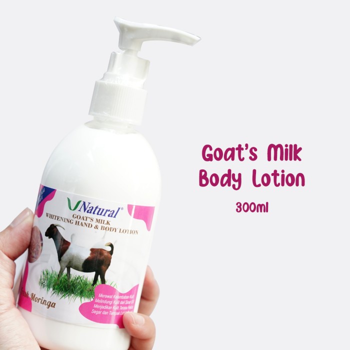 V Natural Hand Body Lotion Ekstrak Susu Kambing 300ml | Shopee Malaysia