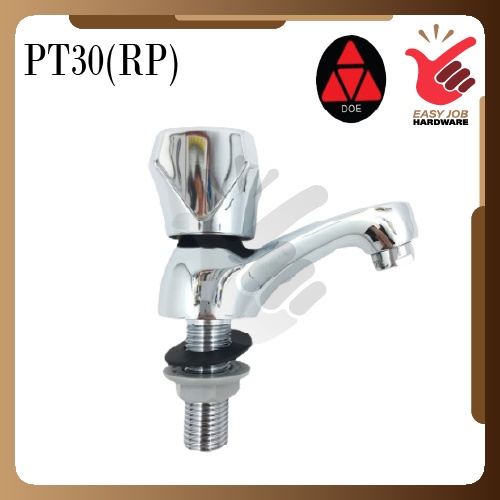 Doe Basin Pillar Tap Pt30 Basin Pillar Tap with DOE ABS Chrome Plated ...
