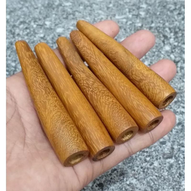 Once Mini Pipes Smoking Pipes Gold Fiber Mortar Wood Pipes | once mini ...