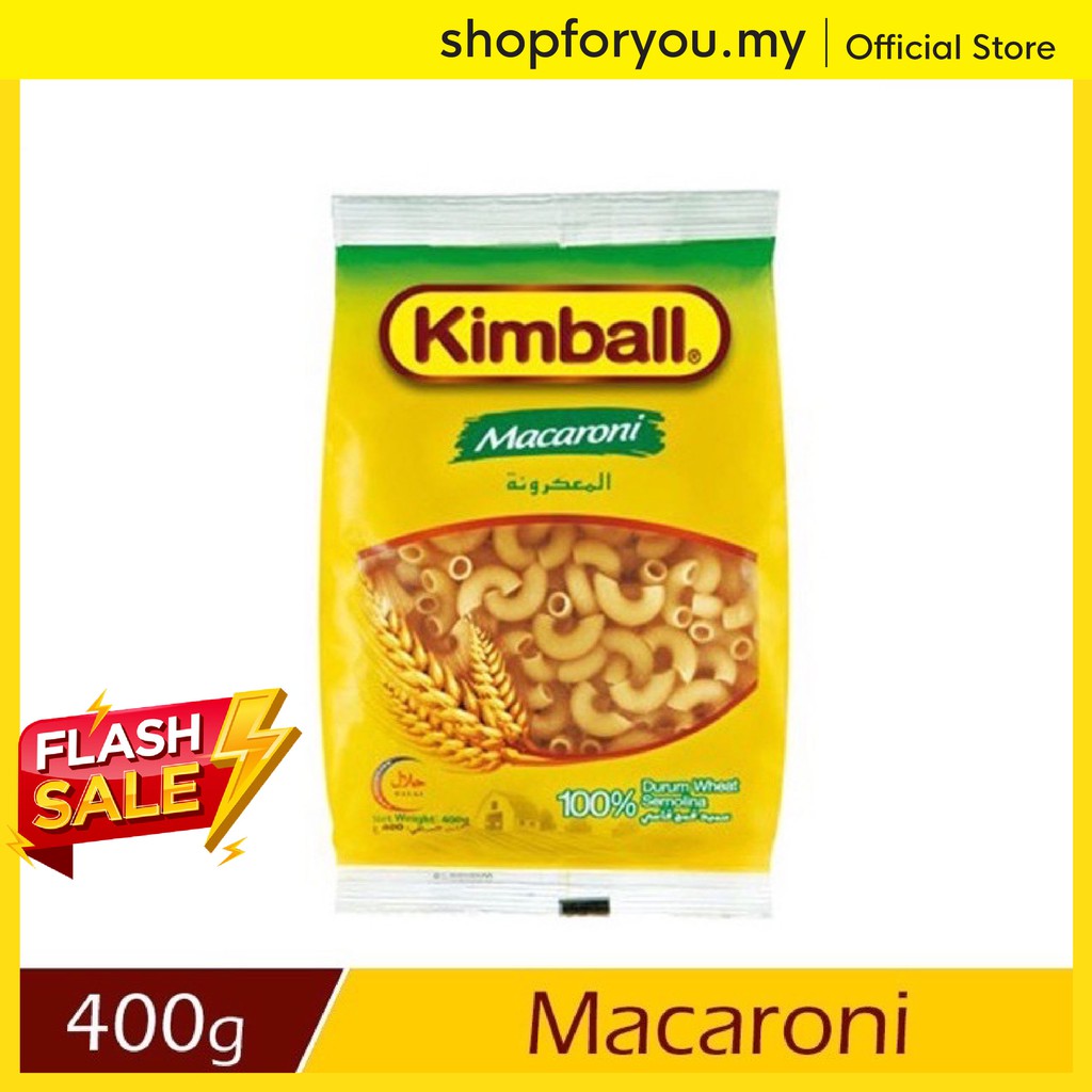 Kimball Pasta (Spaghetti/Macaroni/Spiral) (400g) | Shopee Malaysia