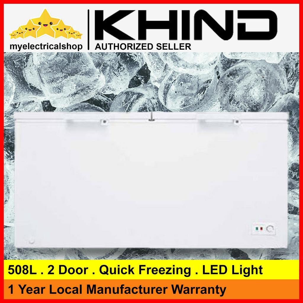 Khind FZ508 Chest Freezer 508L ( White ) | Shopee Malaysia