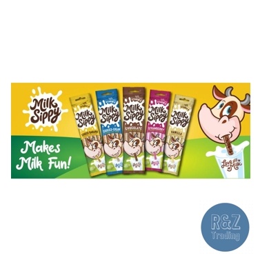 MILK SIPPY STRAW WITH VIT D 5x6gm - 5 stick/pack | Shopee Malaysia