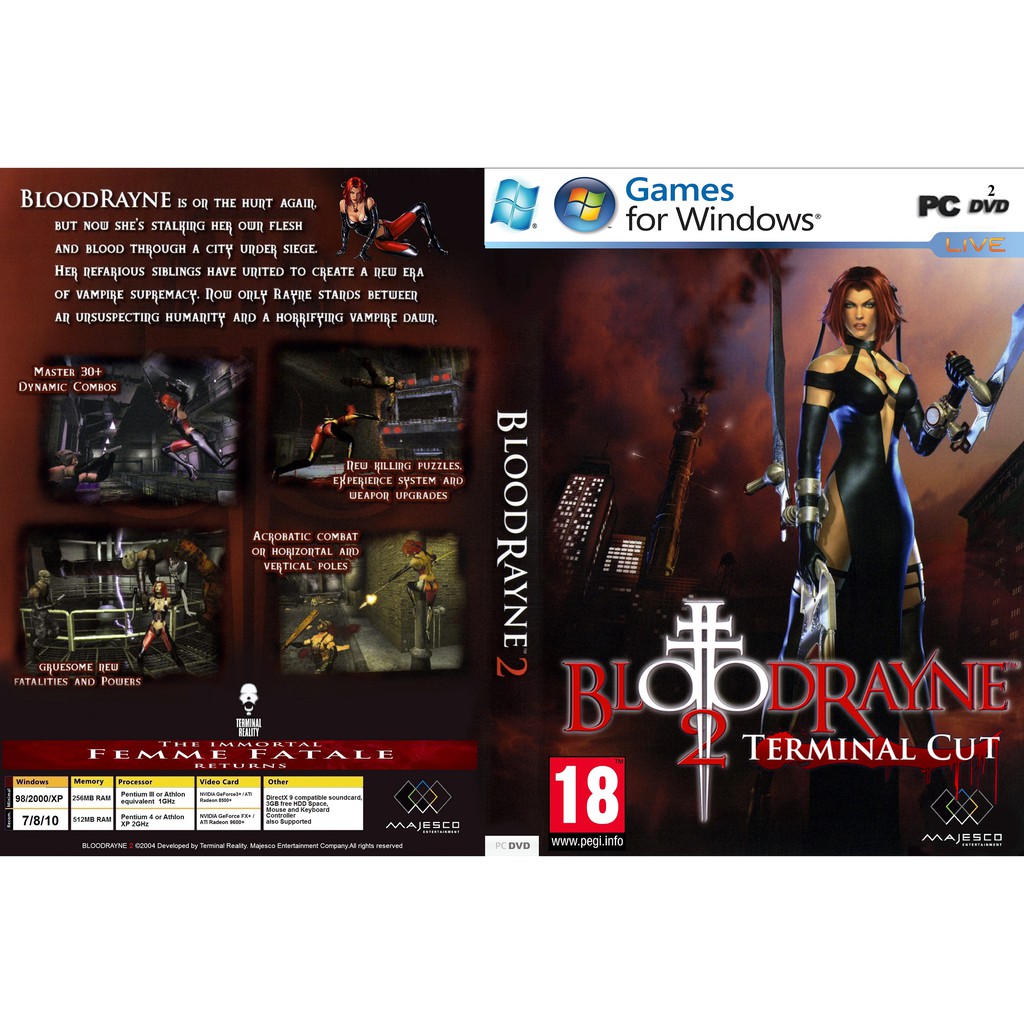 BloodRayne 2: Terminal Cut PC GAME Offline [DVD INSTALLATION] | Shopee ...