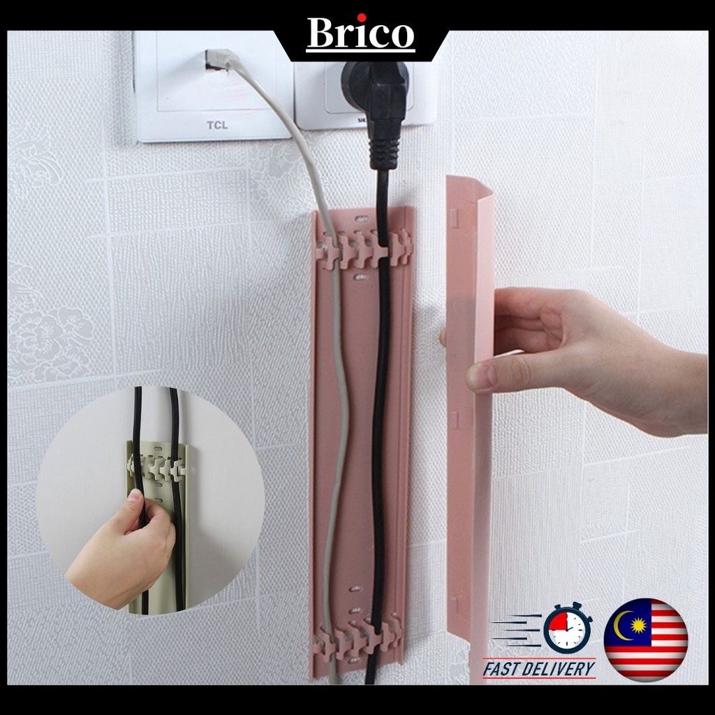 Cable Management Wall Mount Wire Hiding Cover Organizer Protection Wire ...