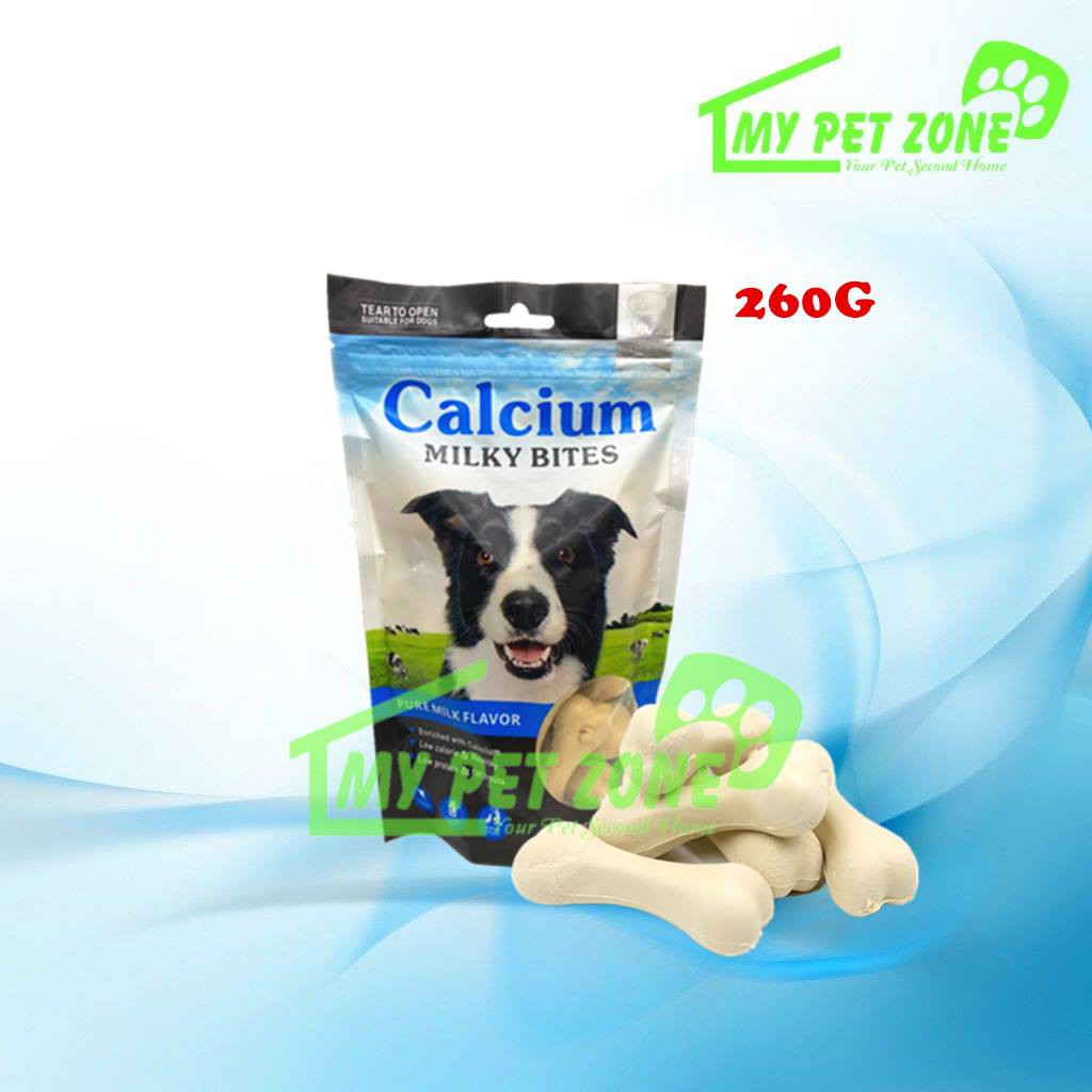 Endi Calcium Milky Bites Medium Calcium Milk Soft Bones Dog Chew Snacks ...