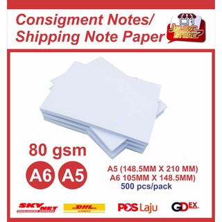 80gsm A5/A6 Paper/Consignment Notes/Shipping Paper/Label Paper/AWB ...