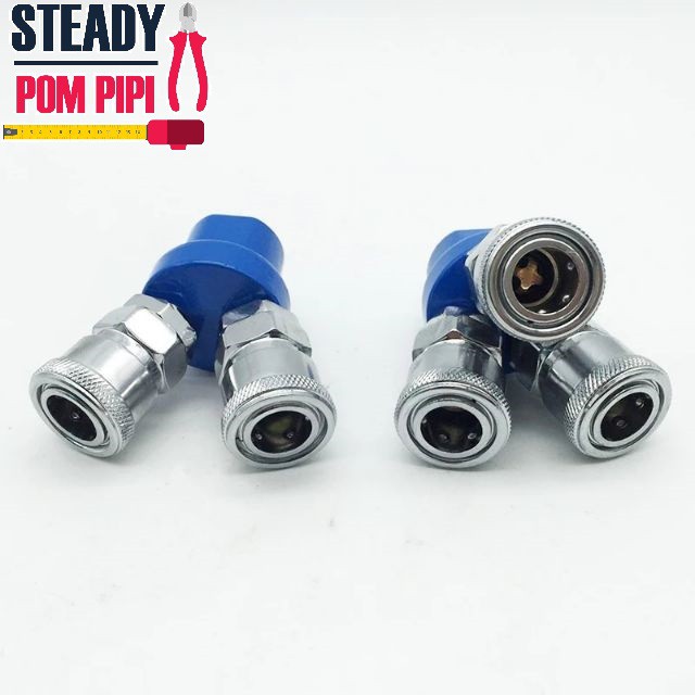 AIR COMPRESSOR MANIFOLD 2 WAY 3 WAY AIR COUPLER / AIR QUICK COUPLER ...