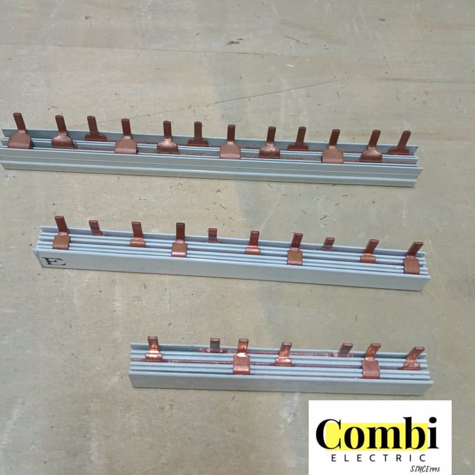 MCB COPPER BUSBAR 3 Pole ( Loose Cut ) MCB Busbar / Copper Bar | Shopee ...