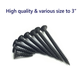 3" SCREW/Black Drywall Screw Countersunk flat head Black 3/4" - 3 ...