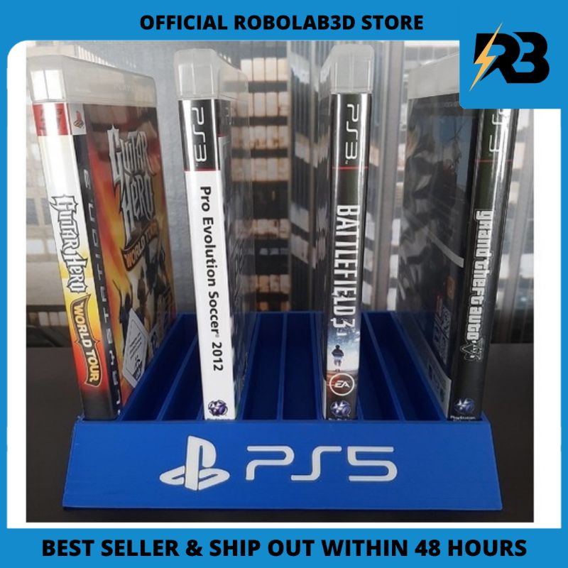 Playstation 5 (PS5) Game Cases Holder / Games Disk Storage | Shopee ...