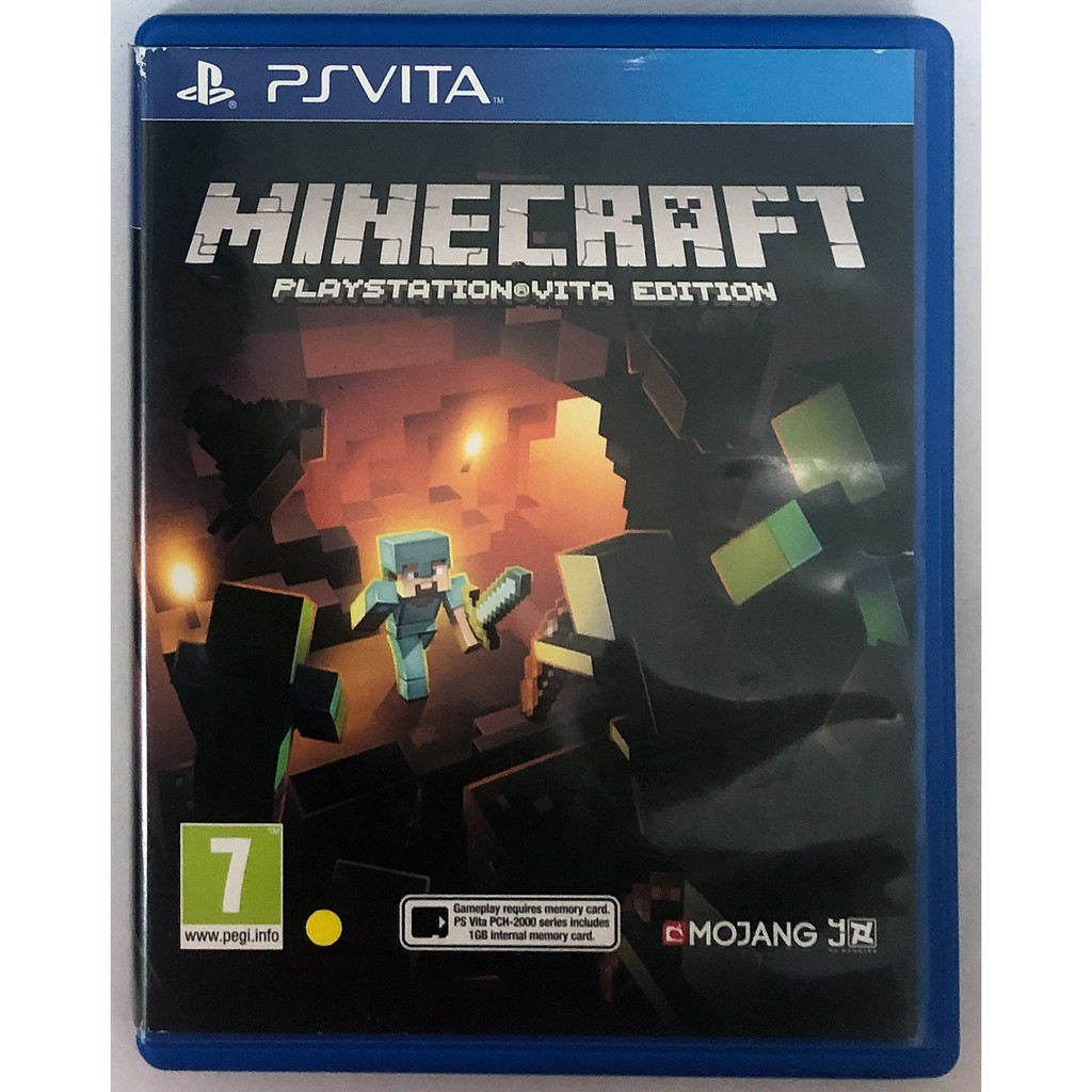 [PS Vita Ready Stock] Minecraft Playstation Vita Edition R2 Pre Owned ...