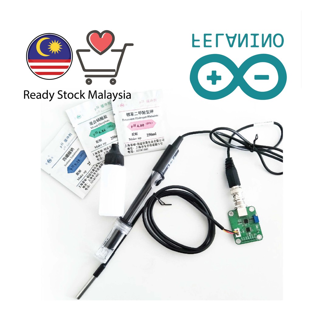Analog pH Sensor Module Kit with pH standard for Arduino | Shopee Malaysia